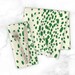 Green Dot Dinner Napkins set of 2 Dots in Emerald by Domesticate ...