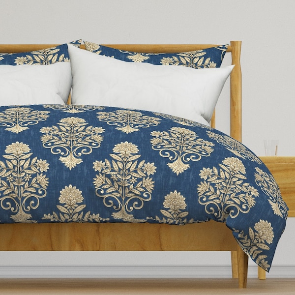 Royal Blue Damask - Etsy