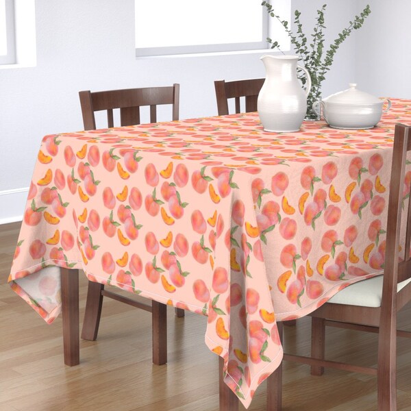 Peach Tablecloth - Etsy