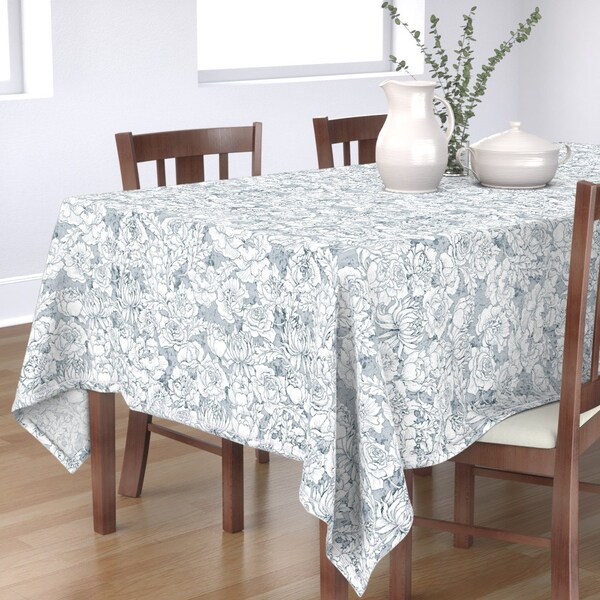 Duck Egg Blue Tablecloth - Etsy
