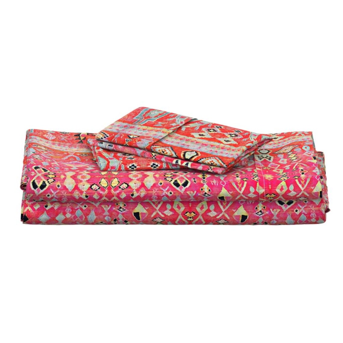 Moroccan Style Sheets - Tropical Sunrise Vertical by Floraryfabrics ...