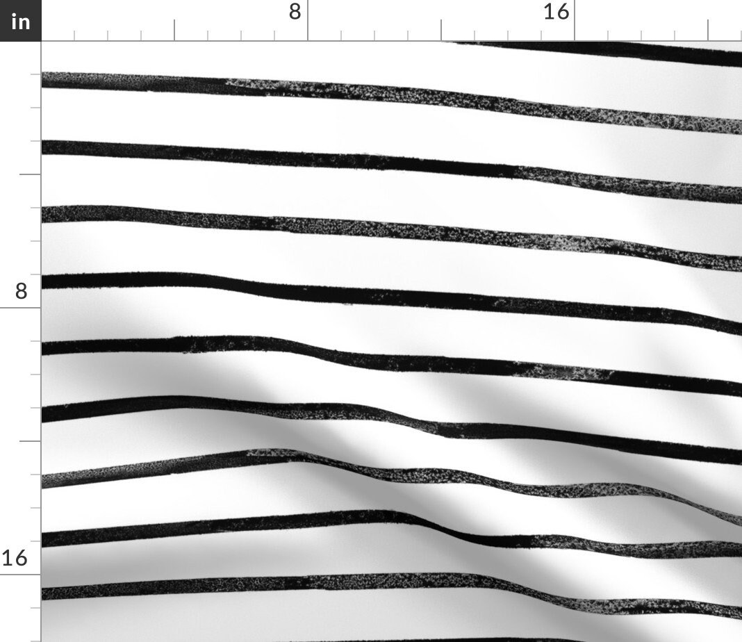 Classic Stripe Curtain Panel Mod Thin Stripe by | Etsy