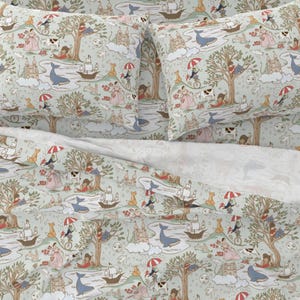 Whimsical Sheets - Storybook Adventures Multi by Shellypenko ...