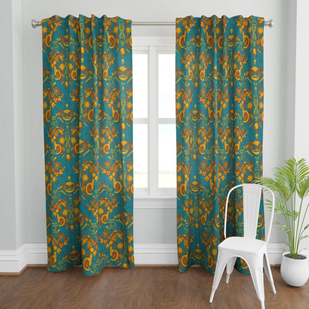 Home & Living Curtains & Window Treatments Solar System Curtain Panel I ...