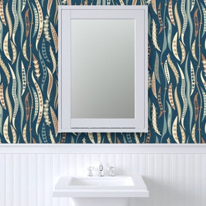 Retro Nature Commercial Grade Wallpaper Wild Grasses With Seeds by Art ...