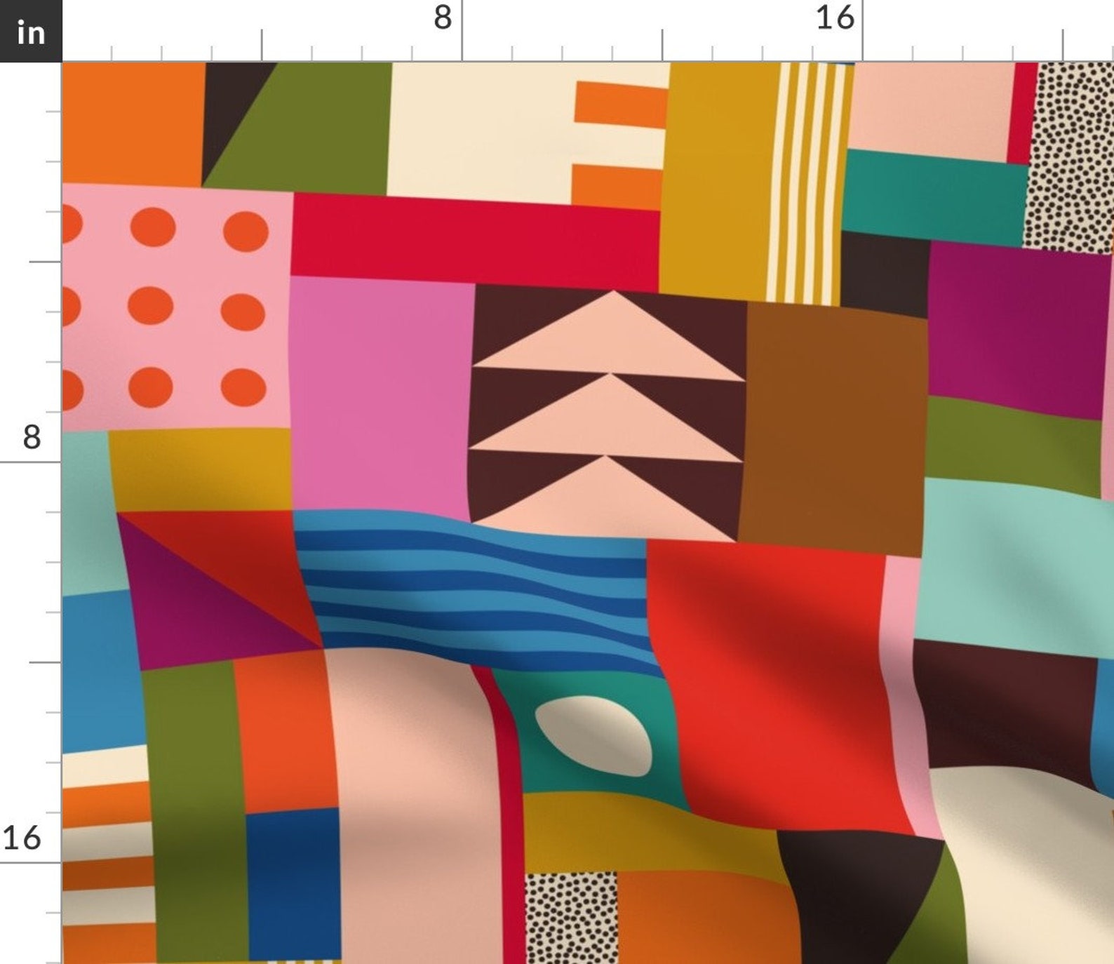 Abstract Color Block Throw Blanket - Complementary Colors Modern Art ...