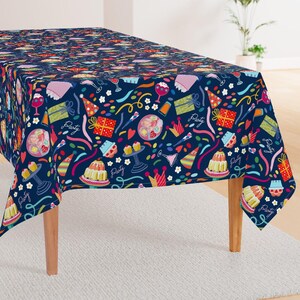 Colorful Birthday Tablecloth - Family Birthday Fun by Daniela_glassop ...
