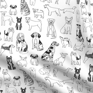 Dog Illustration Sheets Black and White Dogs by Andrea_lauren Black and ...