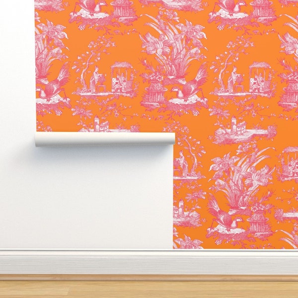 Toile Wallpaper - Etsy