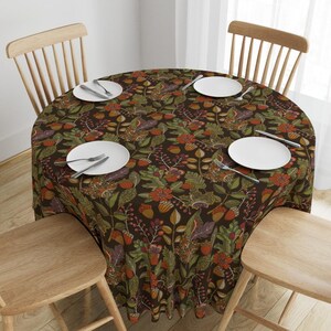 Autumn Earth Tones Tablecloth - Fall Vibes by Valentinaharper - Autumn ...