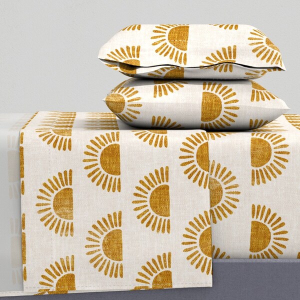 Block Print Bed Sheet - Etsy