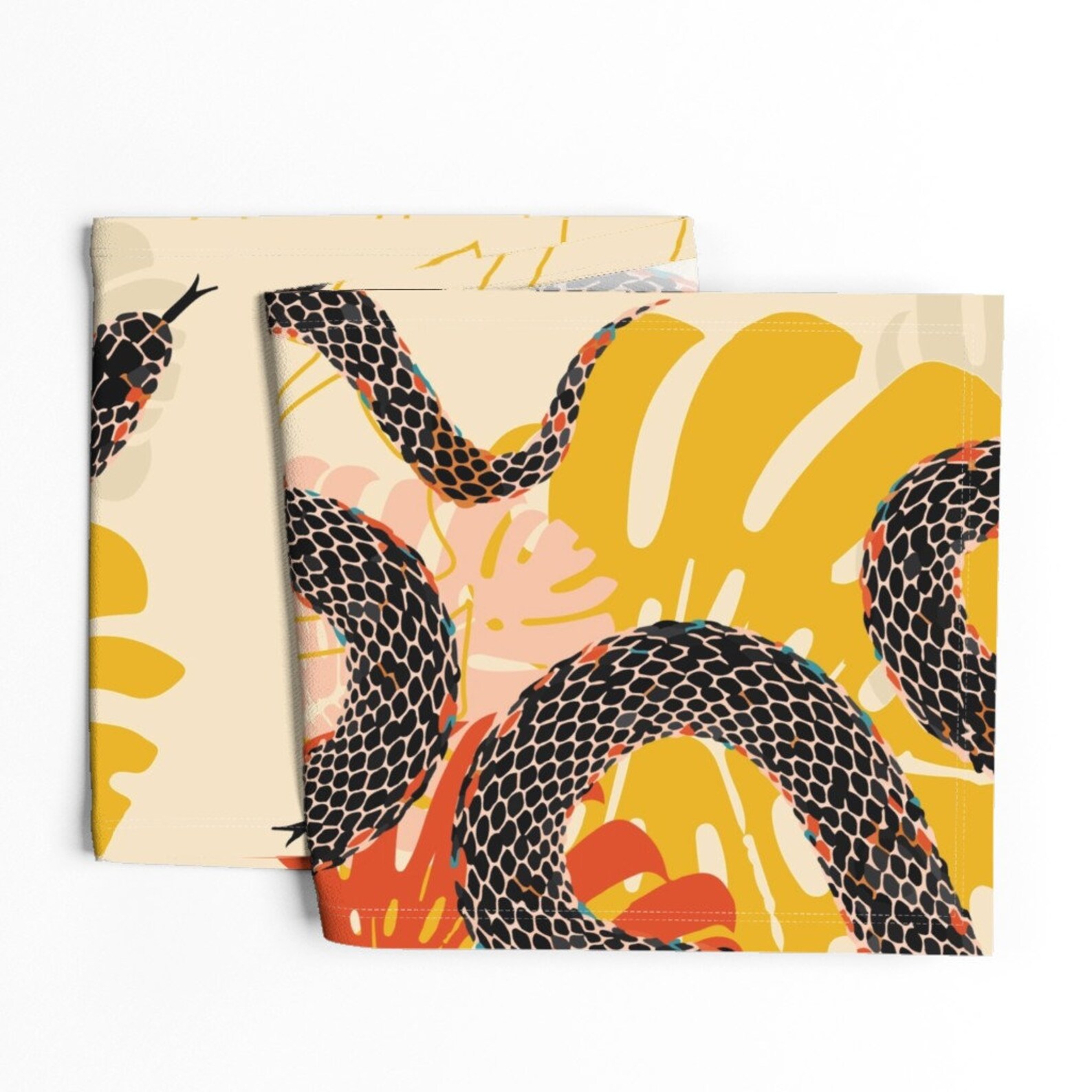 Tropical Snakes Table Runner Smooth Viper by Freethebold Large Scale ...