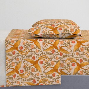 Vintage Phoenix Sheets - Phoenix Garden by Ceciliamok - Bird Floral ...
