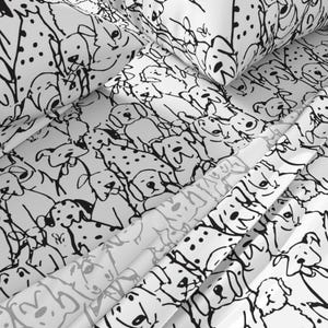 Canine Sheets - Dog's Life Black White by Shellyturnerdesigns - Pet ...