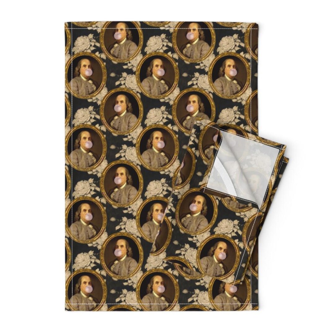 Benjamin Franklin Tea Towels (set of 2) - Franklin Bubblegum by ...