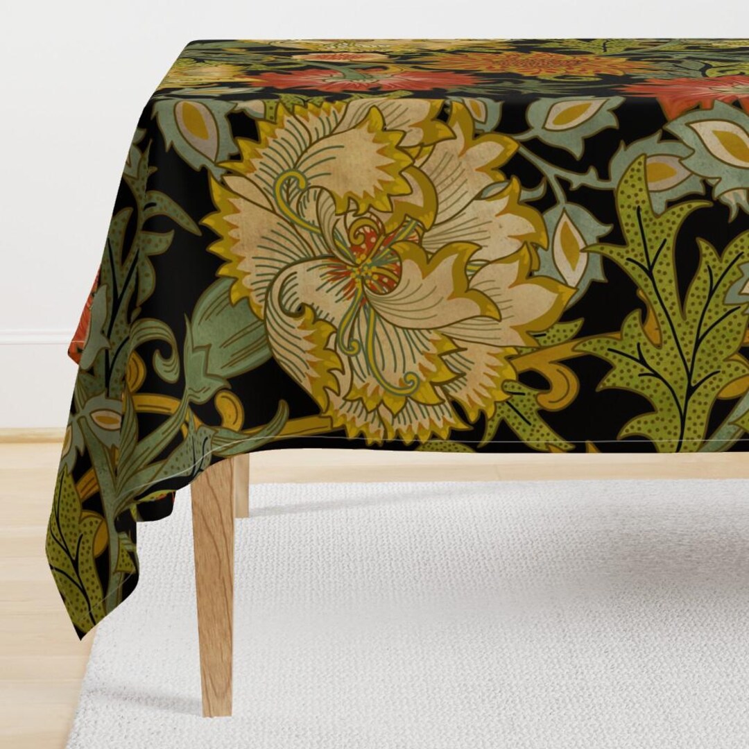 Art Nouveau Tablecloth - Large Garden by Hnldesigns - Folk Art William ...