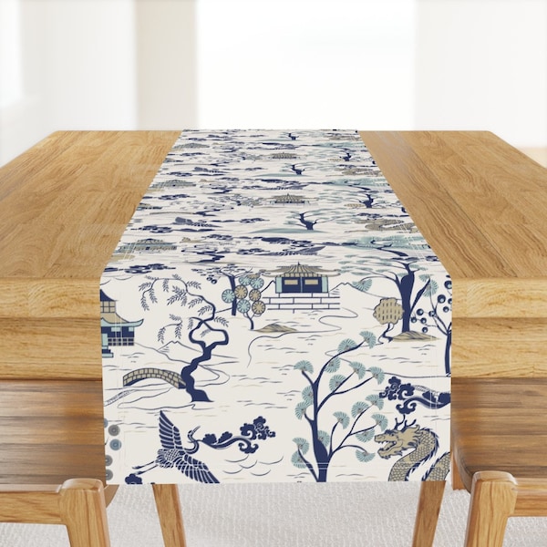 Japanese Table Runner - Etsy
