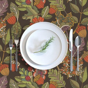 Autumn Earth Tones Tablecloth - Fall Vibes by Valentinaharper - Autumn ...