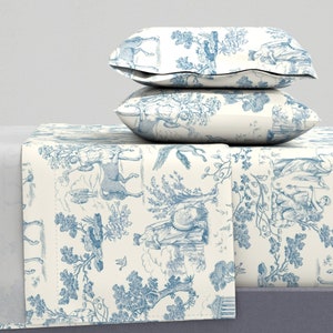 Ancient Greece Sheets Greek Mythology Toile Blue by Vinpauld Mythical ...