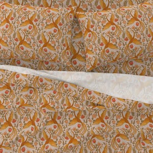 Vintage Phoenix Sheets - Phoenix Garden by Ceciliamok - Bird Floral ...