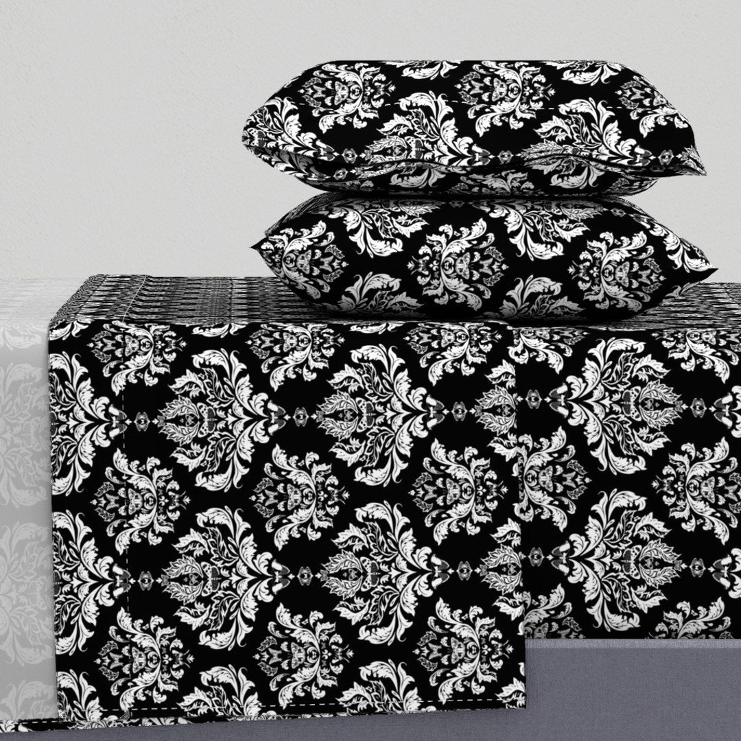 Victorian Gothic Sheets Butterfly by Suzan_engler_art_and_design Black ...