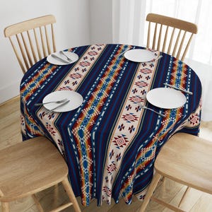 Western Bold Stripe Tablecloth - Native American Stripes by ...