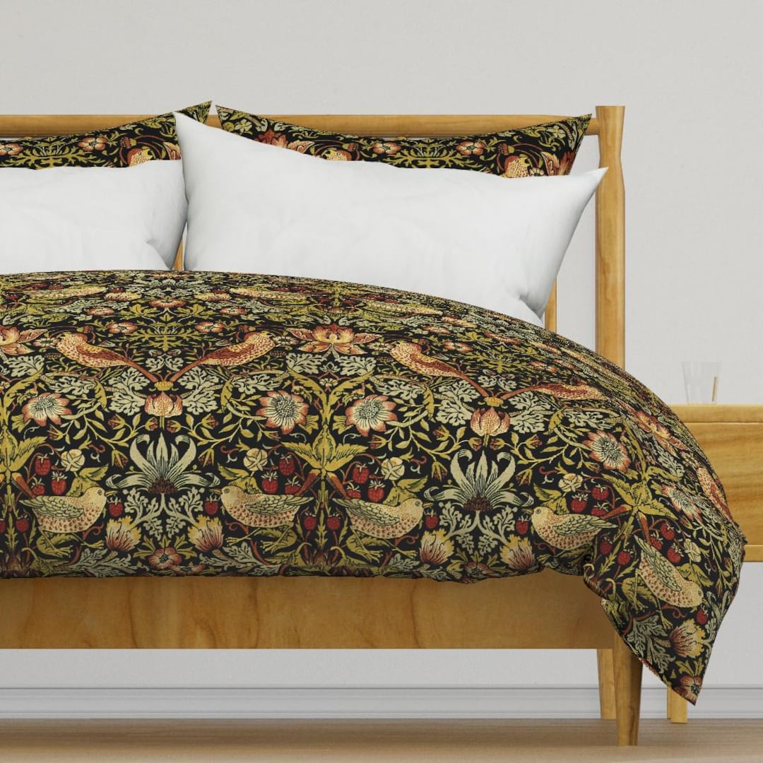 William Morris Bedding Strawberry Thief by Peacoquettedesigns ...