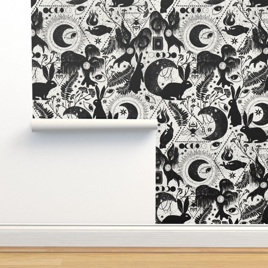 Occult Commercial Grade Wallpaper Magician's Land by - Etsy