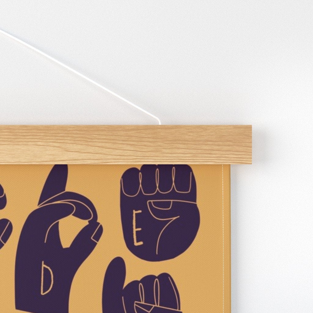 Alphabet Tea Towel Sign Language Alphabet Asl by Anda Tea - Etsy