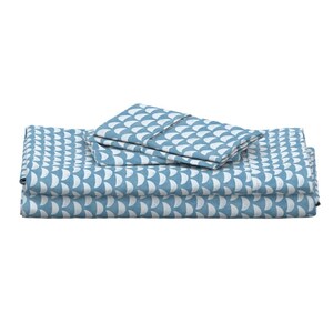 Pebbles Sheets Pebble Beach in Azure Blue xl Scale by Forest&sea Beach ...