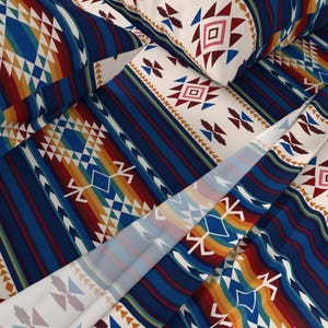 Western Bold Stripe Sheets - Native American Stripes by Capricornsun ...