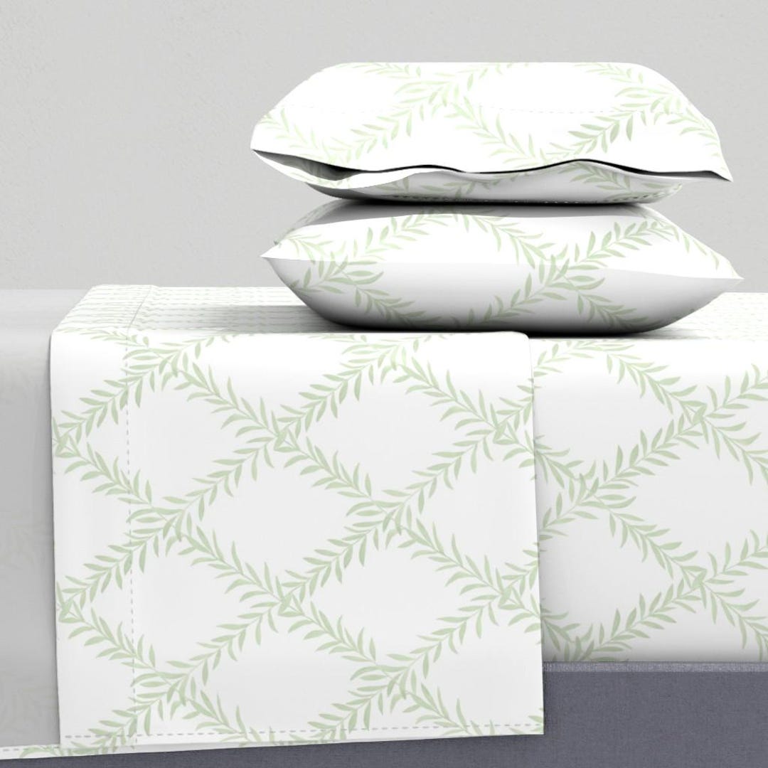 Spring Sheets - Leafy Trellis by Danika_herrick - Garden Leaf Vine ...