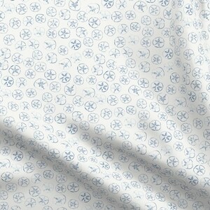 Blue Sand Dollar Sheets - Sand Dollar by Kamides - Coastal Nautical ...