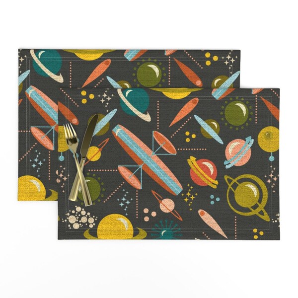 Placemats With Solar System - Etsy