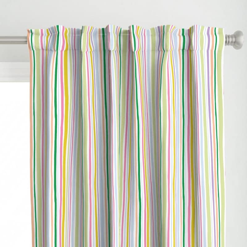 Multi Color Curtains - Etsy