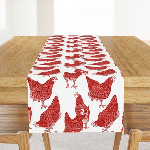 Rooster Table Runner - Etsy