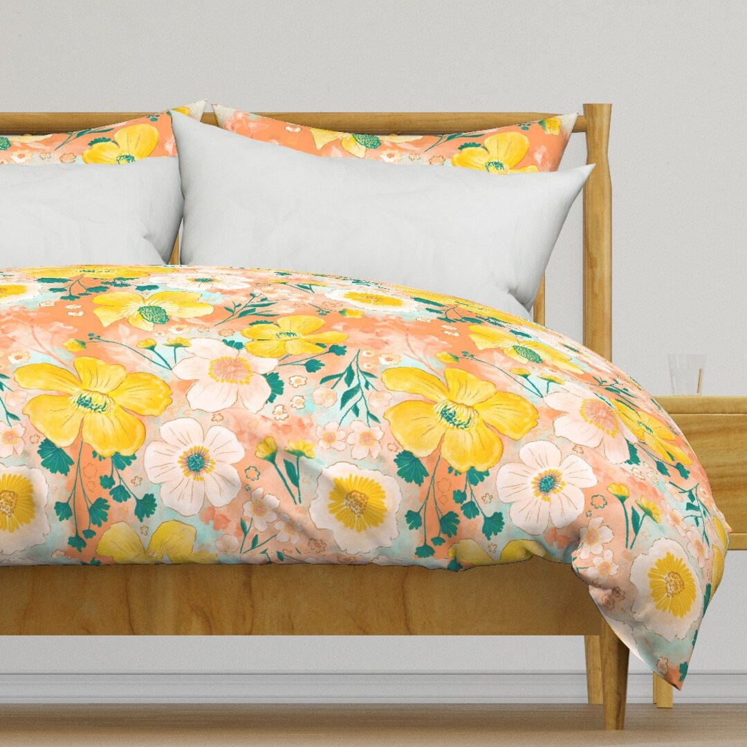 Spring Floral Bedding Buttercup Dream by Fineapple_pair Modern Country ...