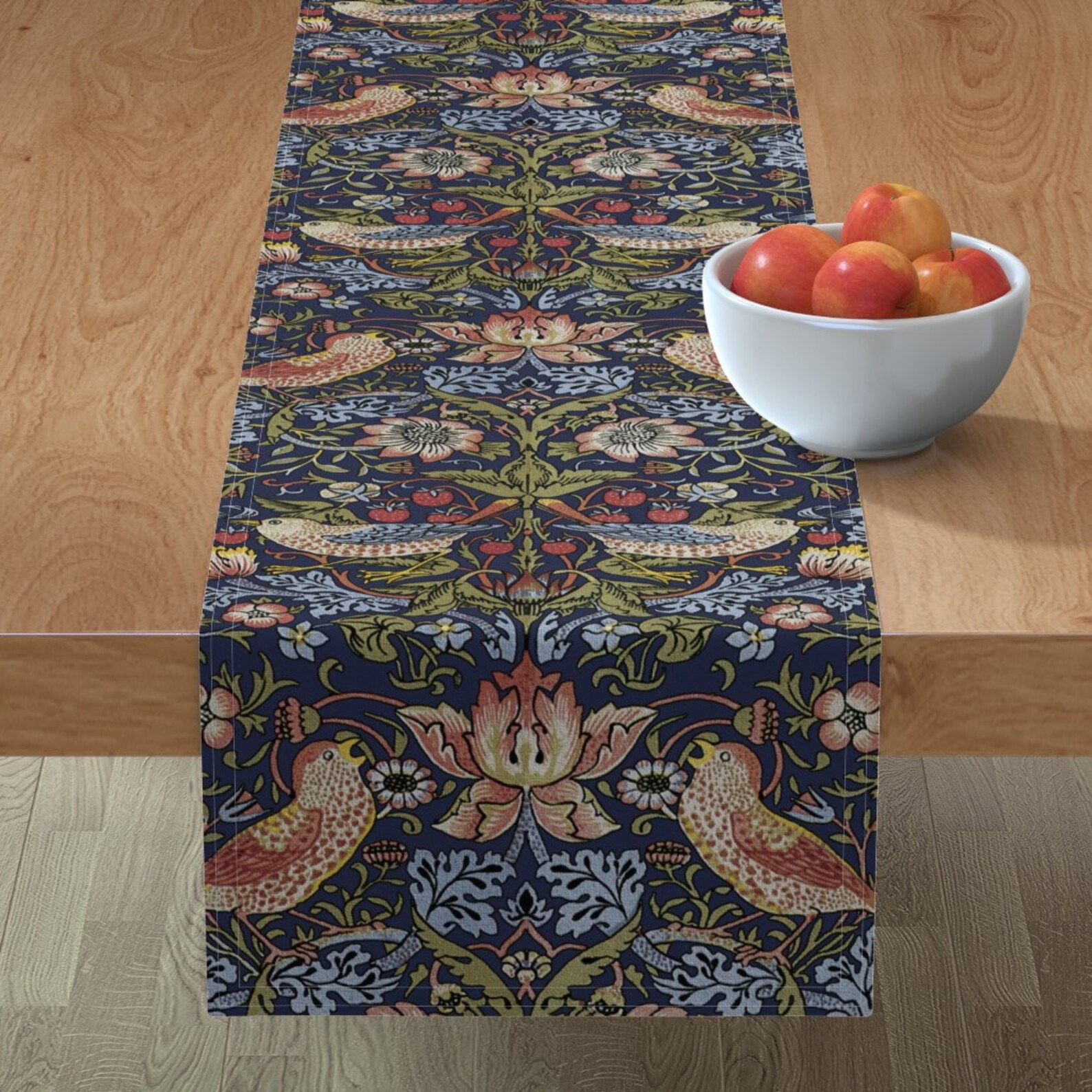 Victorian Table Runner Strawberry Thief Large by - Etsy