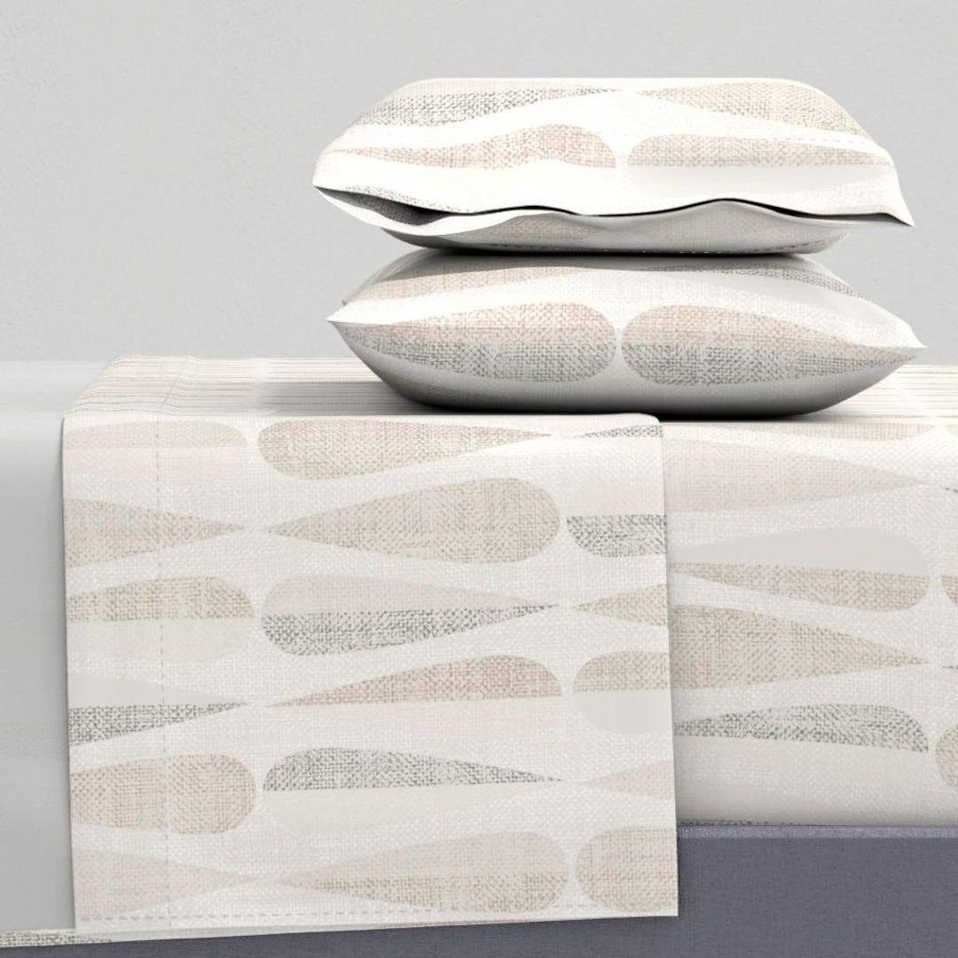 Neutral Mod Sheets - Light Mod Neutral by Karijoy - Mid Century Modern ...