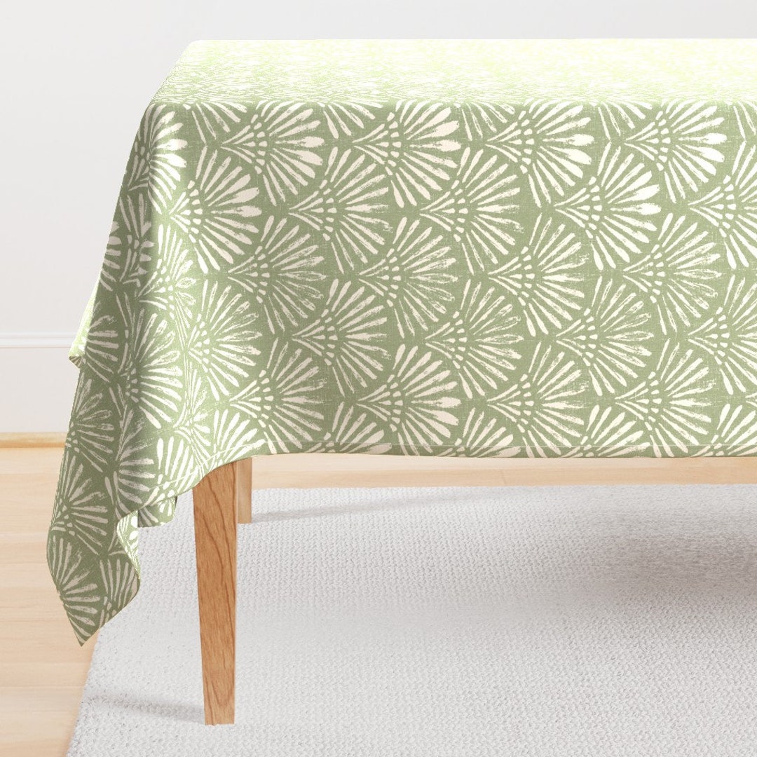 Sage Green Tablecloth Sage Green by Apostrofodesign Weathered ...