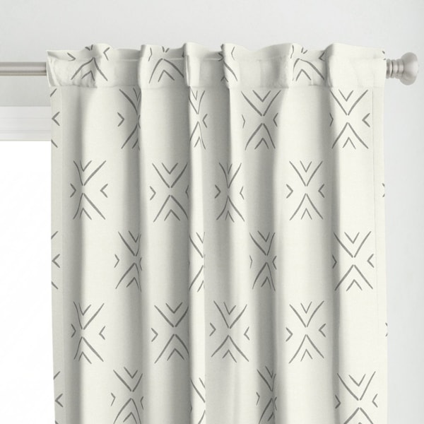 Grey Mudcloth - Etsy