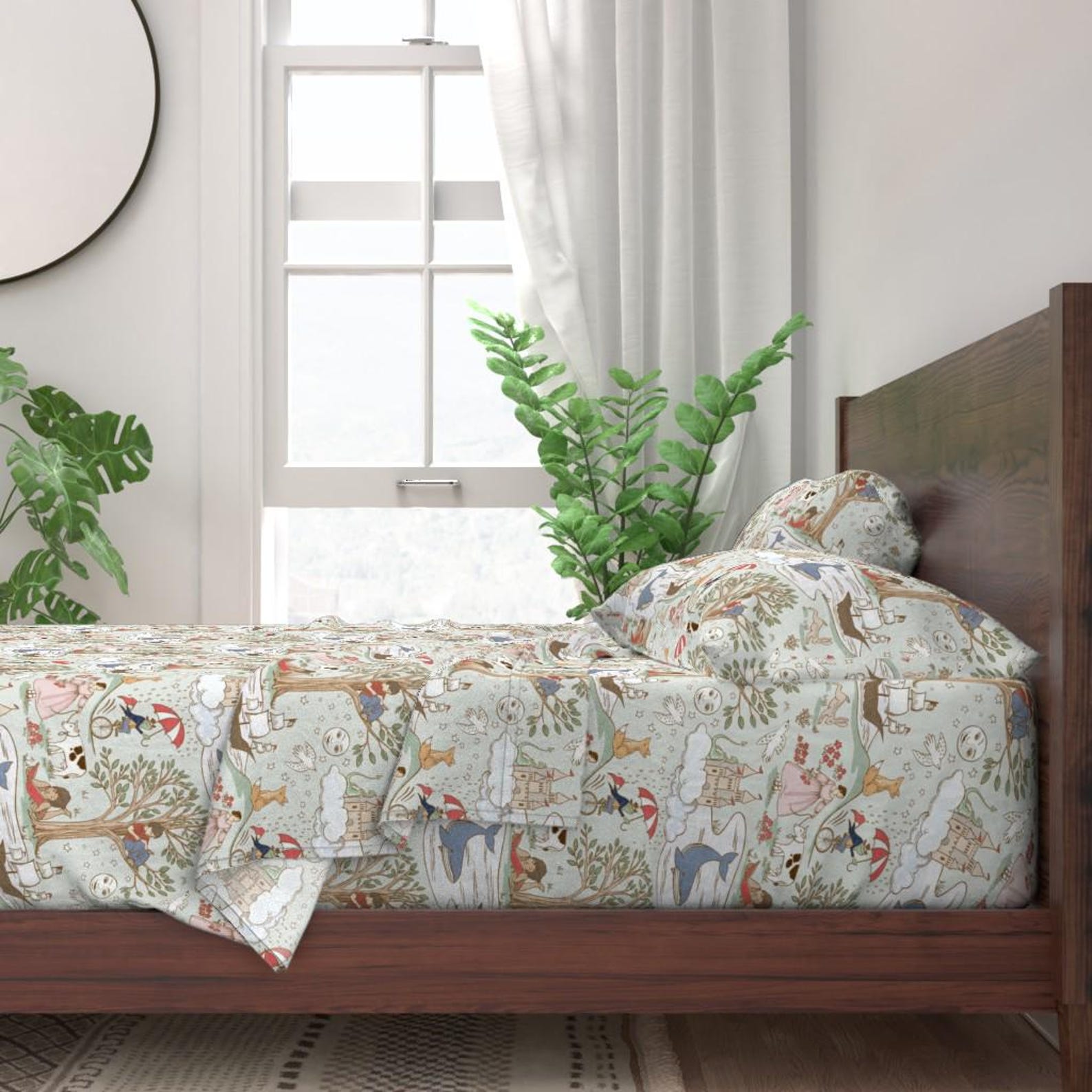 Whimsical Sheets - Storybook Adventures Multi by Shellypenko ...
