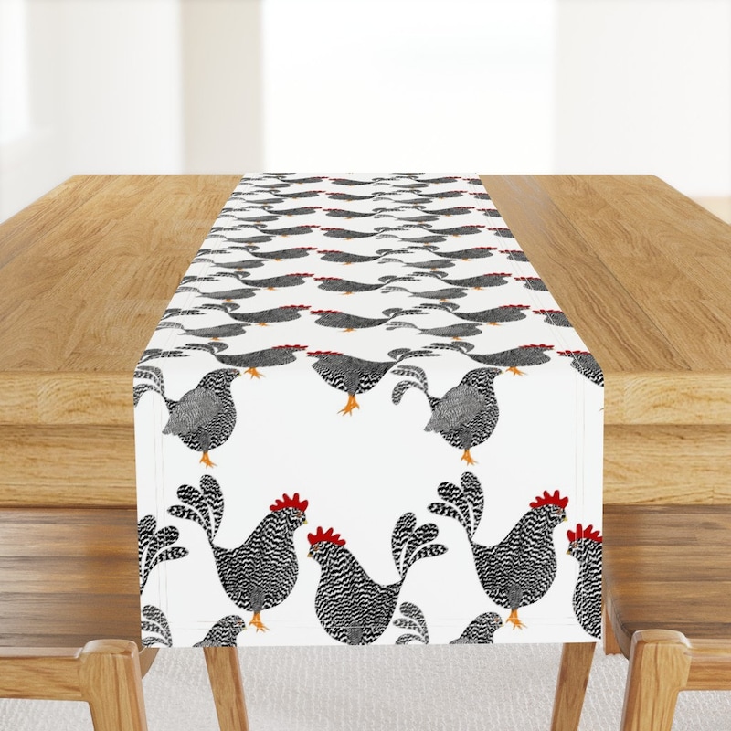 Chicken Table Runner Pattern - Etsy
