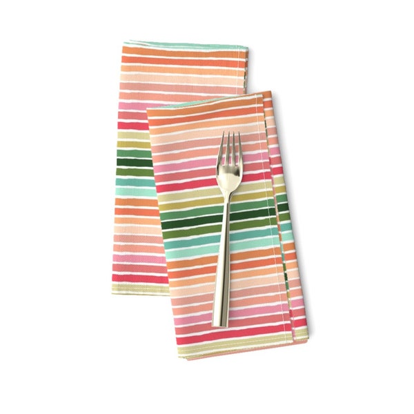Cloth Colorful Dinner Napkins - Etsy
