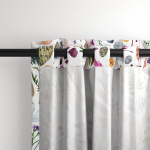 Flora and Fauna Curtain Panel - Lucid Dreams Mystic by Zoe_ingram ...