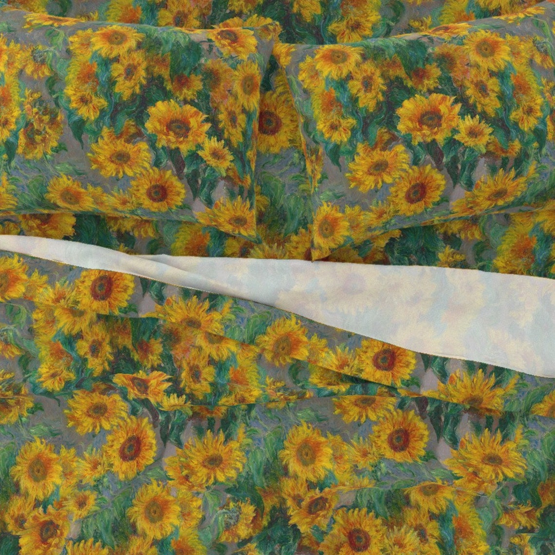 Artist Sheets Monet's Sunflowers jumbo by Weavingmajor - Etsy