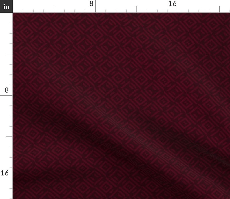 Dark Red Dinner Napkins set of 2 Dark Red Maroon Tribal - Etsy