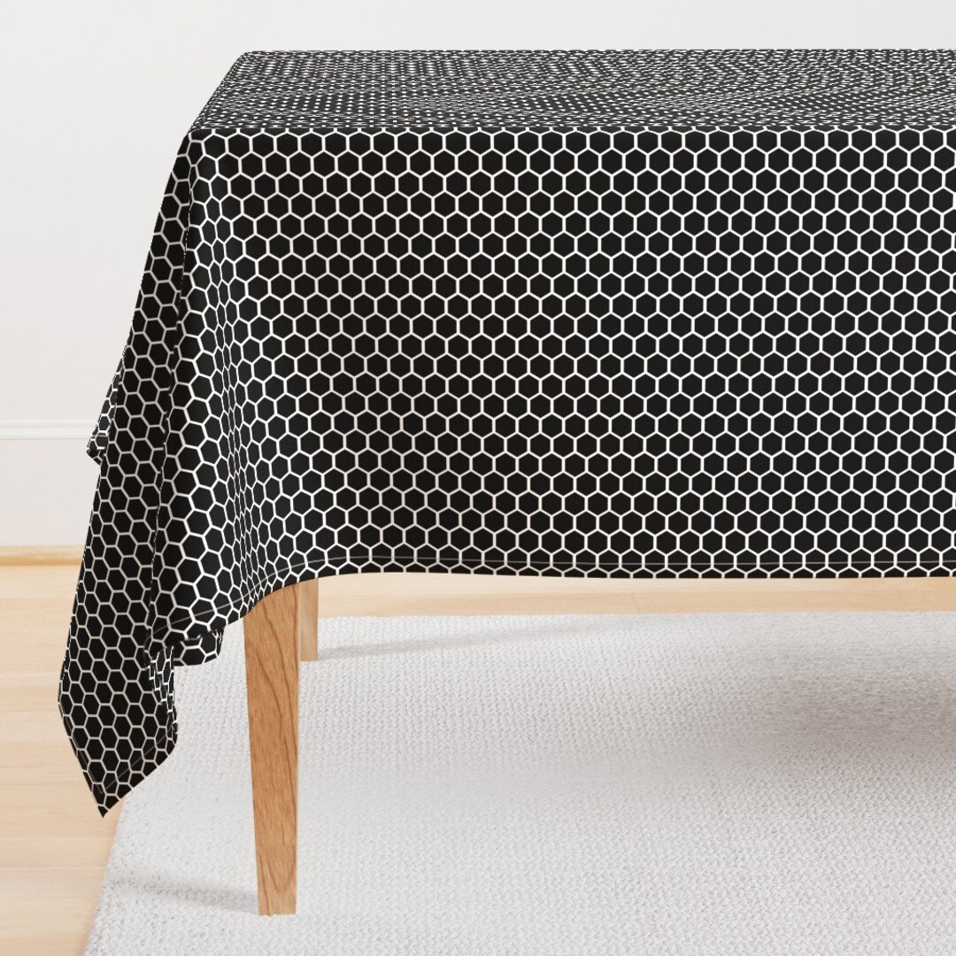 Geometric Tablecloth Hex by Pattern-method Hexagon Honeycomb Graphic ...
