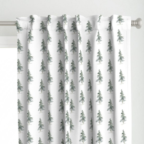Pine Tree Curtains - Etsy
