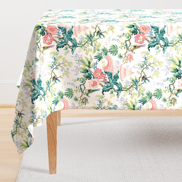 Chinoiserie Tablecloth - Etsy